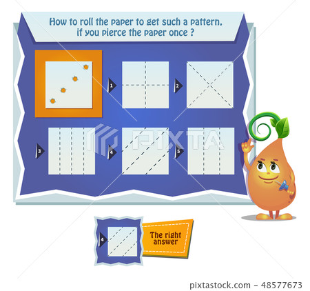 game how to roll the paper - Stock Illustration [48577673] - PIXTA