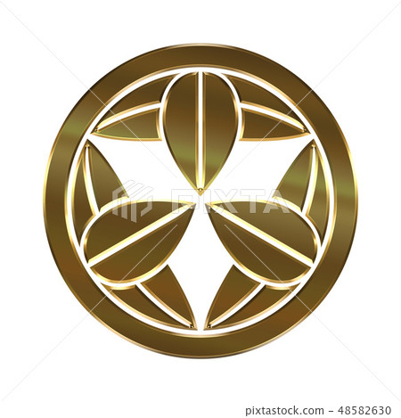 Crest of the Sengoku period warrior crest... - Stock Illustration ...