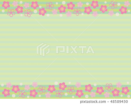 Sakura border frame - Stock Illustration [48589430] - PIXTA