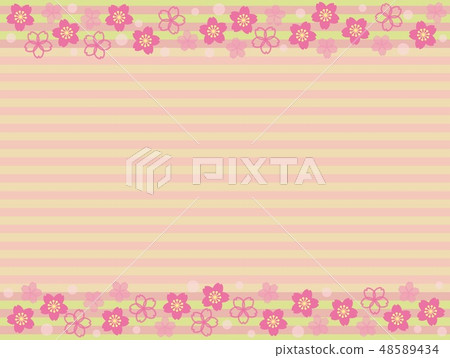 Sakura border frame - Stock Illustration [48589434] - PIXTA