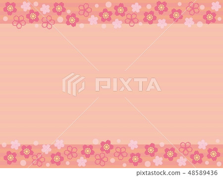 Sakura border frame - Stock Illustration [48589436] - PIXTA