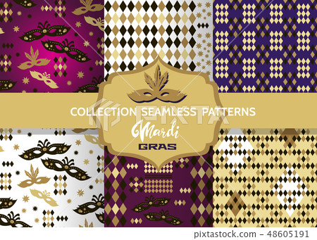 Carnival patterns set6 - Stock Illustration [48605191] - PIXTA