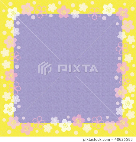 Cherry tree frame - Stock Illustration [48625593] - PIXTA