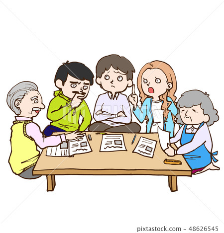 discussion - Stock Illustration [48626545] - PIXTA