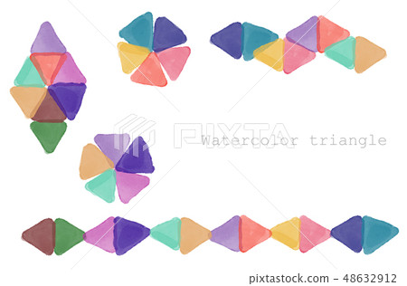 Watercolor diamond square - Stock Illustration [48632912] - PIXTA