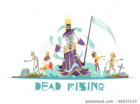 Dead Rising Vector Illustration - Stock Illustration [48635529] - PIXTA