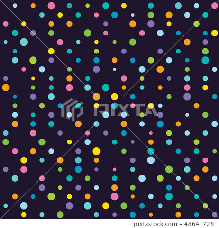 Vector seamless colorful dots pattern,... - Stock Illustration ...