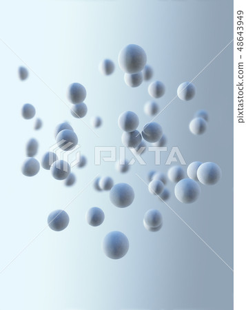 Different sized spheres on color gradient - Stock Illustration ...
