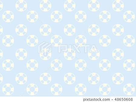 Summer image background of floating rings - Stock Illustration ...