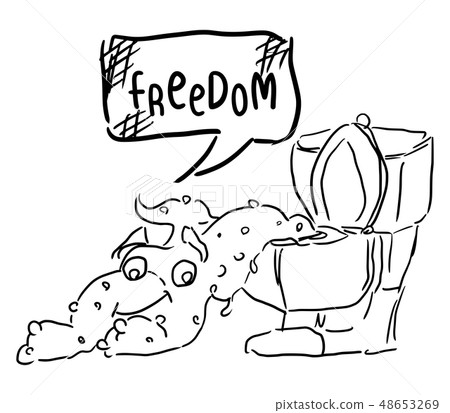 sketch doodle drawing poo on a white background - Stock Illustration ...