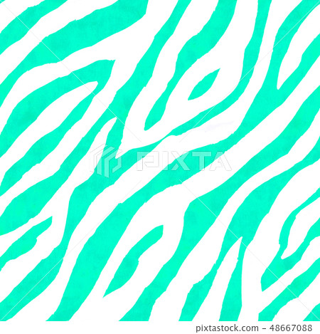 White and teal turquoise abstract zebra striped - Stock Illustration ...