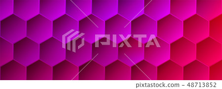 Saturated Magenta and Pink Hexagonal Backdrop - Stock Illustration ...
