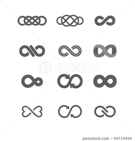 Vector illustration concept of eternity logo.... - Stock Illustration ...