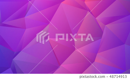 Magenta Purple Triangle Trendy Low Poly BG Design - Stock Illustration ...