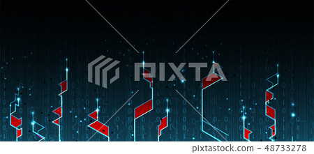 abstract futuristic fade computer technology - Stock Illustration ...