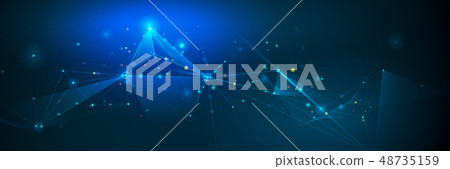 Vector design molecules banner - Stock Illustration [48735159] - PIXTA