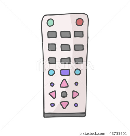 Remote control doodle. Vector color... - Stock Illustration [48735501 ...