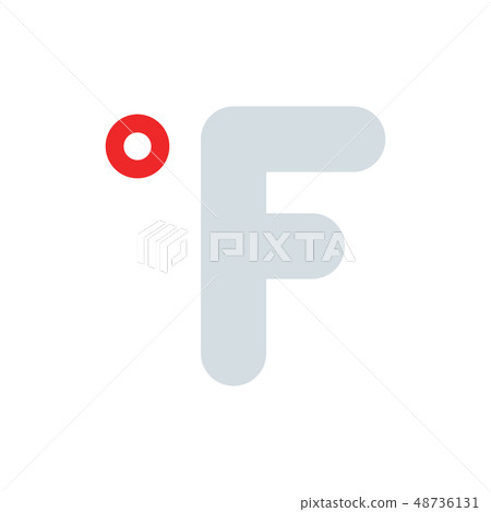Fahrenheit degree icon - Stock Illustration [48736131] - PIXTA