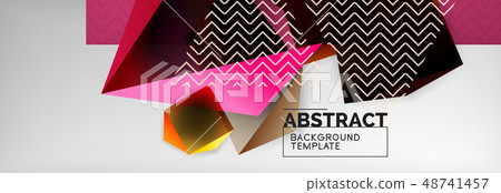Dark color geometric abstract background, 3d... - Stock Illustration ...