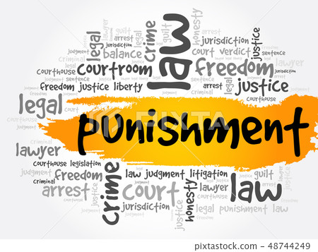 Punishment word cloud collage - Stock Illustration [48744249] - PIXTA