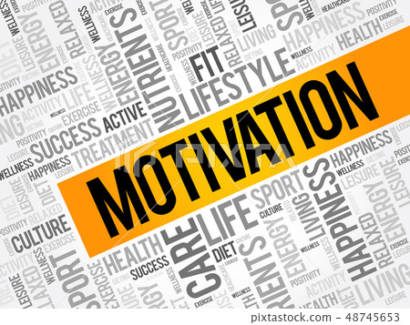 MOTIVATION word cloud collage - Stock Illustration [48745653] - PIXTA