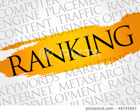 RANKING word cloud collage - Stock Illustration [48745663] - PIXTA