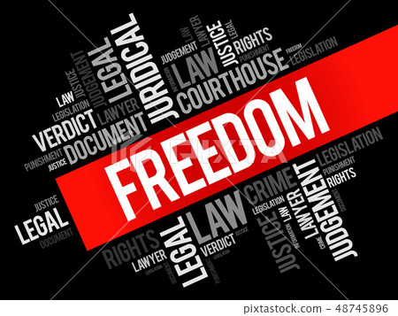 Freedom word cloud collage - Stock Illustration [48745896] - PIXTA
