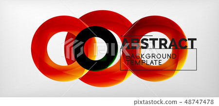 Vector rings abstract background - Stock Illustration [48747478] - PIXTA