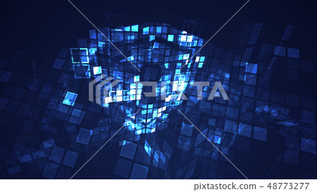 Abstract digital cyber protection security concept - Stock Illustration ...