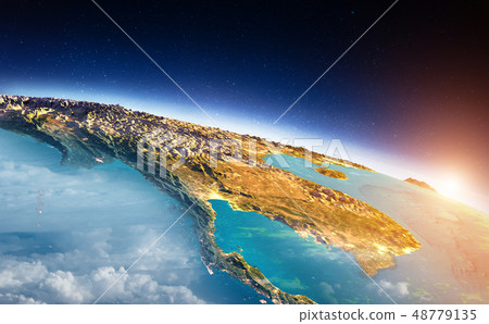 South-east Asia sunrise - Stock Illustration [48779135] - PIXTA