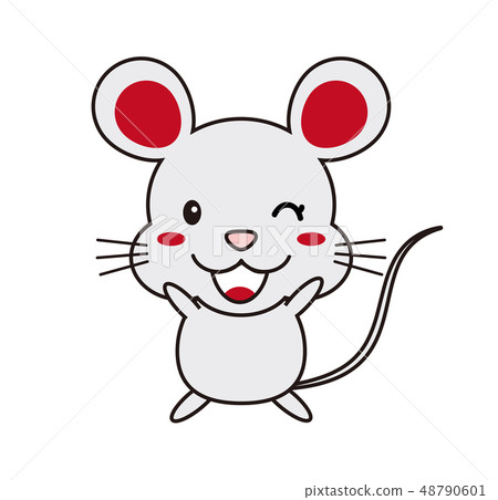 Mouse playing Banzai - Stock Illustration [48790601] - PIXTA