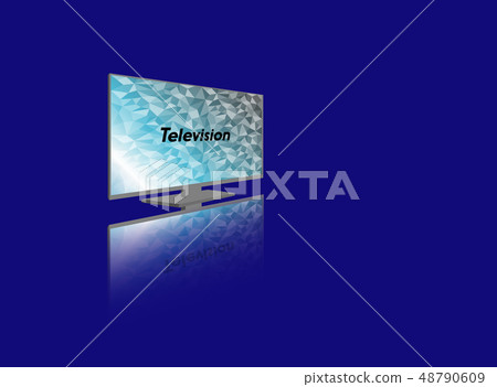 Television LCD Show picture polygon - Stock Illustration [48790609] - PIXTA