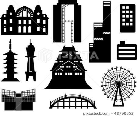 Osaka icon - Stock Illustration [48790652] - PIXTA