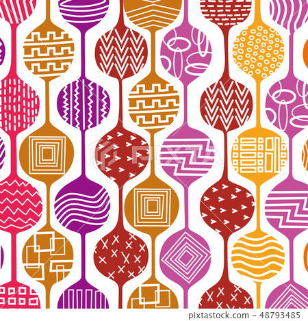 Kyoto pattern - Stock Illustration [48793485] - PIXTA