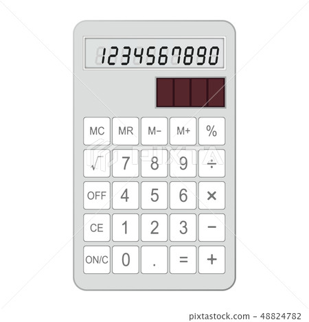 calculator, calculation, computation - Stock Illustration [48824782 ...