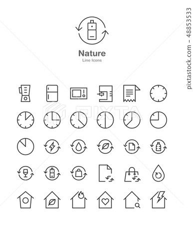 Modern web and mobile application pictograms... - Stock Illustration ...