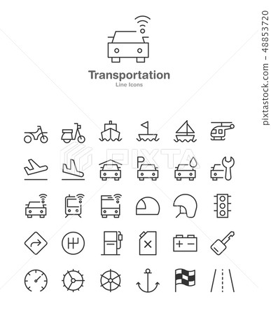 Modern web and mobile application pictograms...-插圖素材 [48853720] - PIXTA圖庫