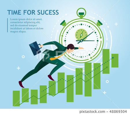 Time for success. Business concept collection.... - Stock Illustration ...