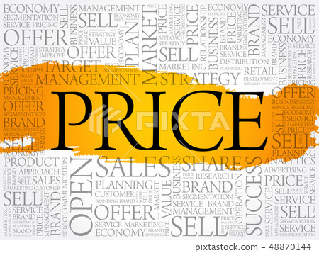 PRICE word cloud collage - Stock Illustration [48870144] - PIXTA