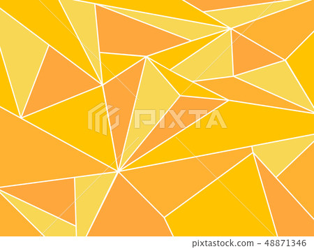 Abstract yellow polygon artistic geometric - Stock Illustration ...
