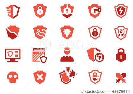 Protection software program icon. antivirus-插圖素材 [48876974] - PIXTA圖庫