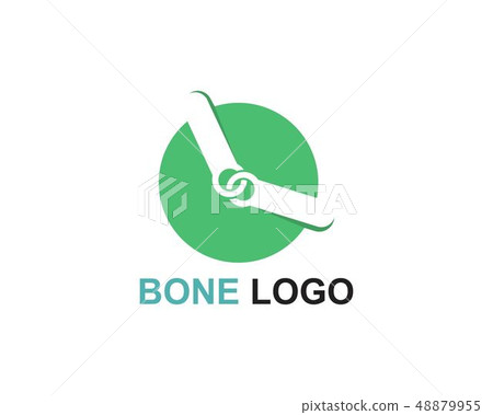 Bone logo vector template vector - Stock Illustration [48879955] - PIXTA
