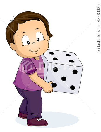 Kid Toddler Boy Die Illustration - Stock Illustration [48883326] - PIXTA