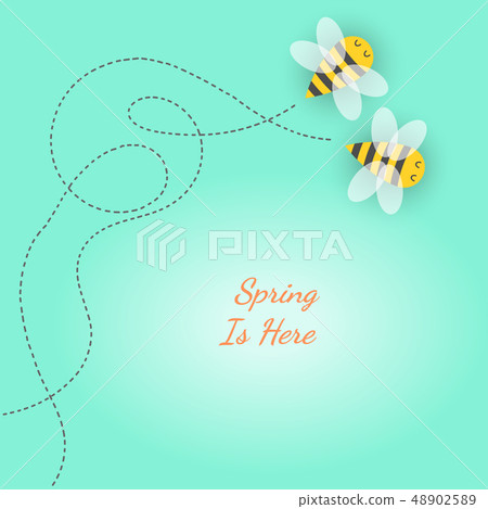 Vector in spring season concept - Stock Illustration [48902589] - PIXTA