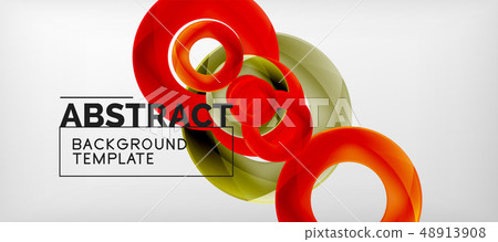 Vector rings abstract background - Stock Illustration [48913908] - PIXTA