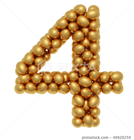 Numbers from golden eggs - Stock Illustration [48920250] - PIXTA