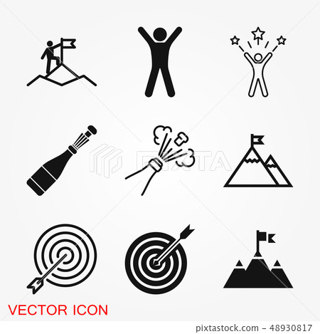 Victory icon vector sign symbol for design-插圖素材 [48930817] - PIXTA圖庫