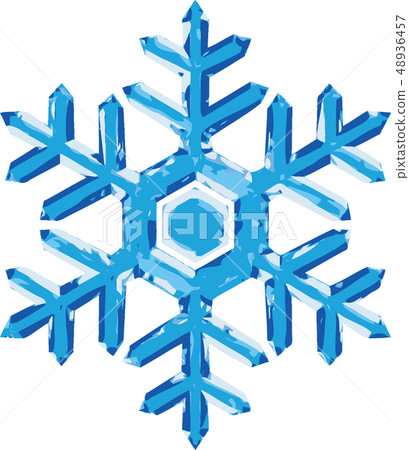 Crystal of snow - Stock Illustration [48936457] - PIXTA