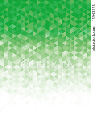 Geometric pattern (triangle) background B_4 green - Stock Illustration ...