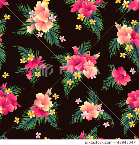 Aloha shirt pattern - Stock Illustration [48943347] - PIXTA
